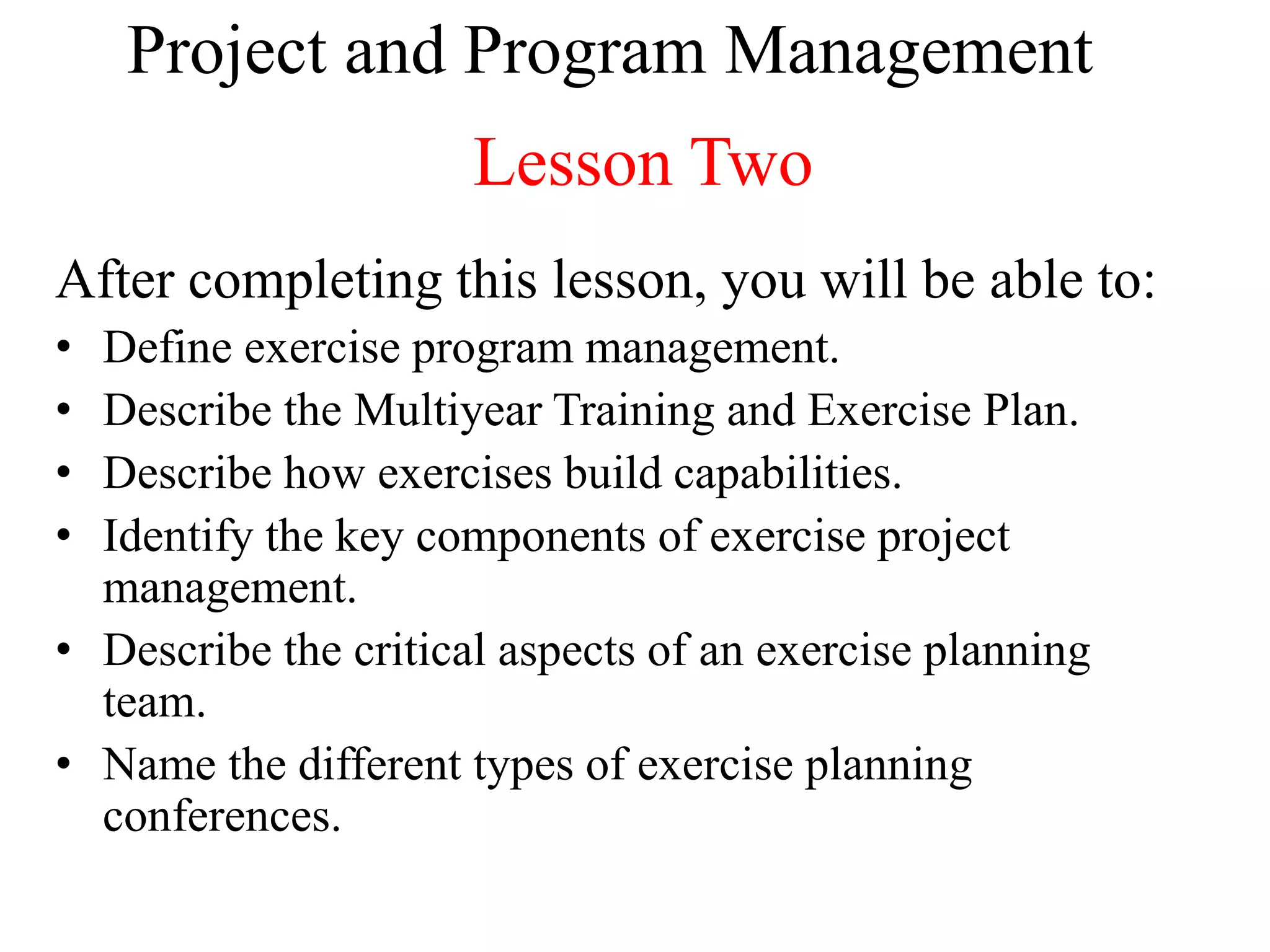 Lesson 2 project and program management | PPTX