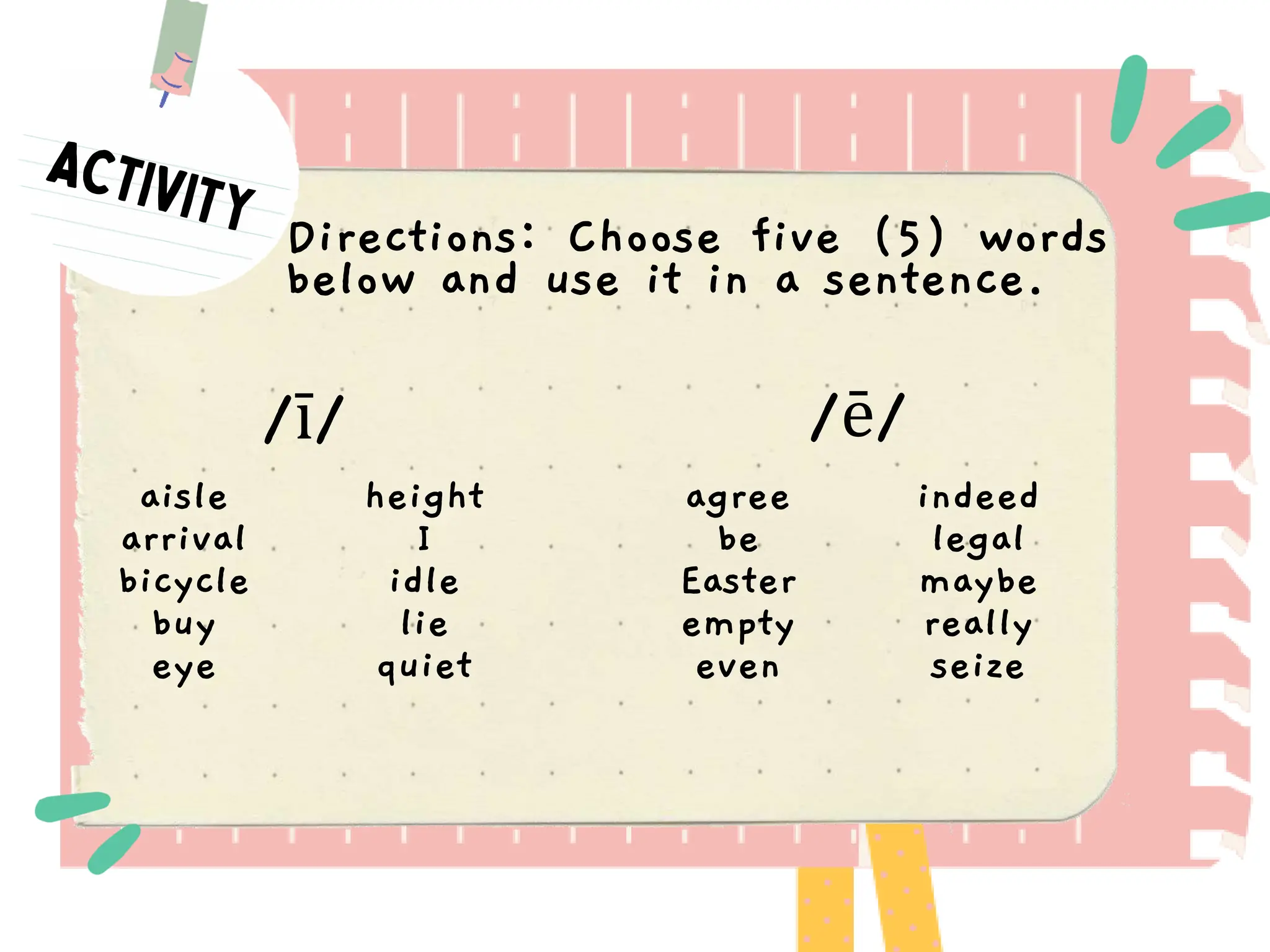 LESSON 2 - Pronouncing words with long i and long e sounds correctly.pptx