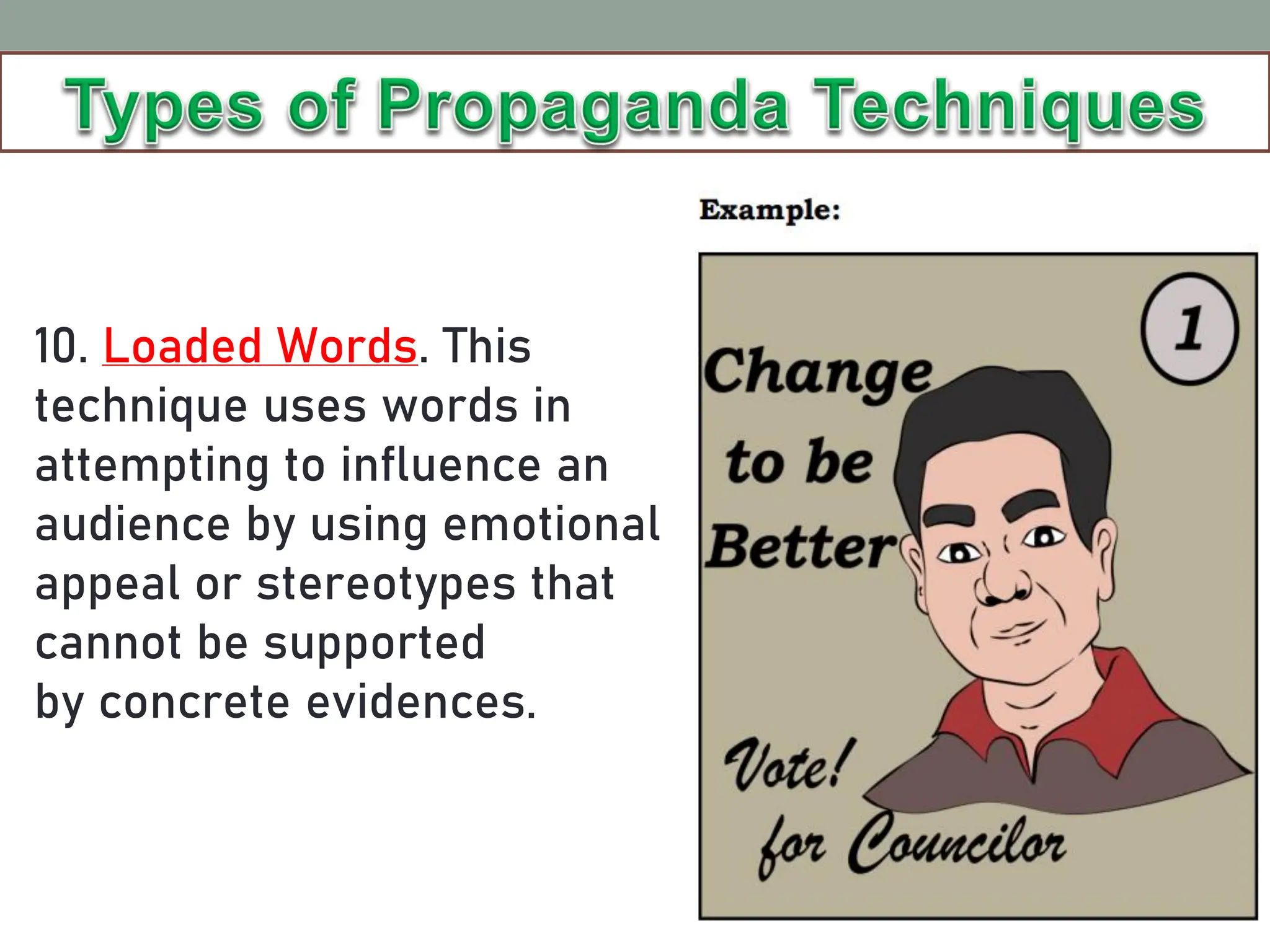 Lesson 2 - Types of Propaganda for Grade 8 | PDF