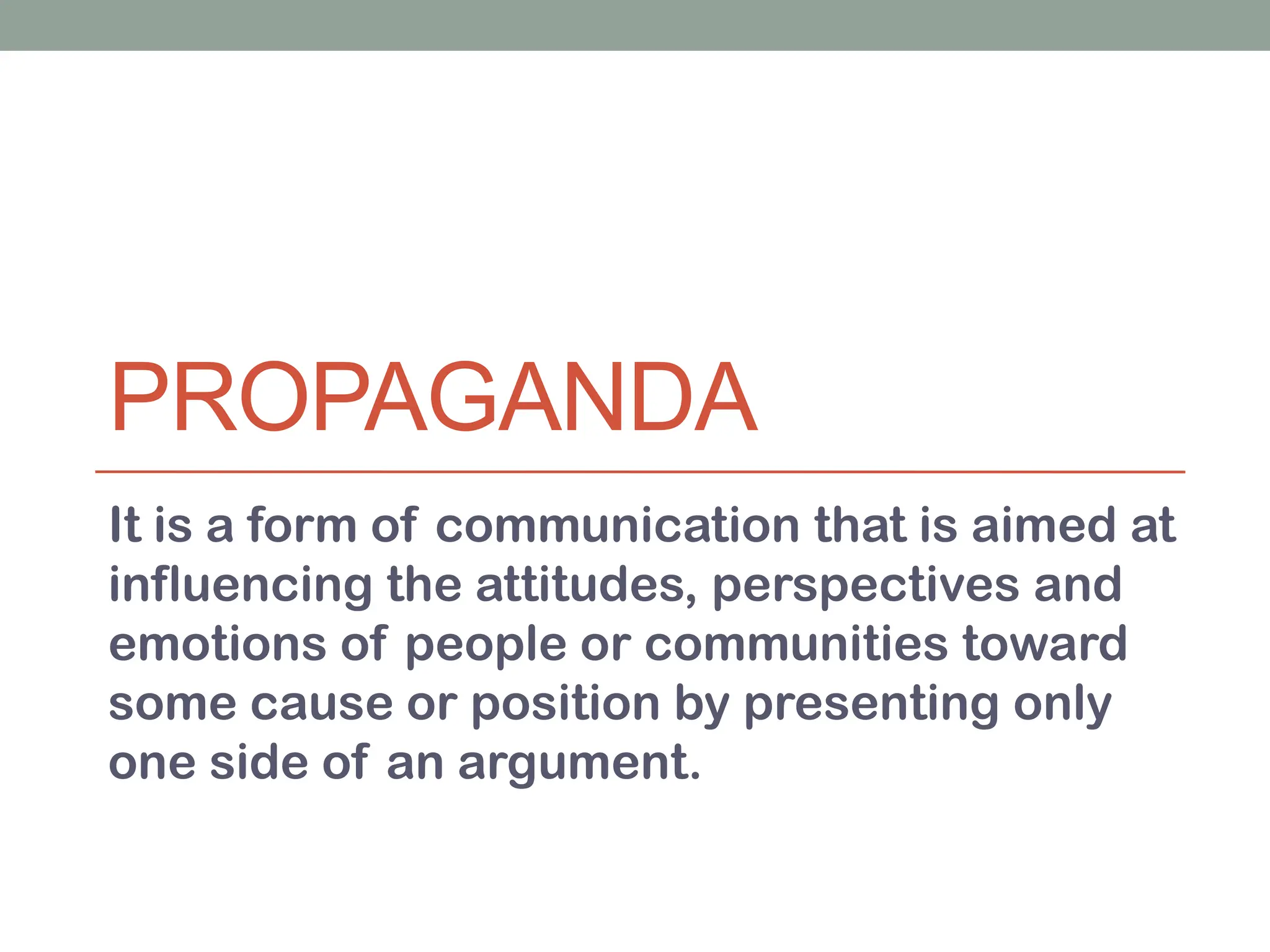 Lesson 2 - Types of Propaganda for Grade 8 | PDF