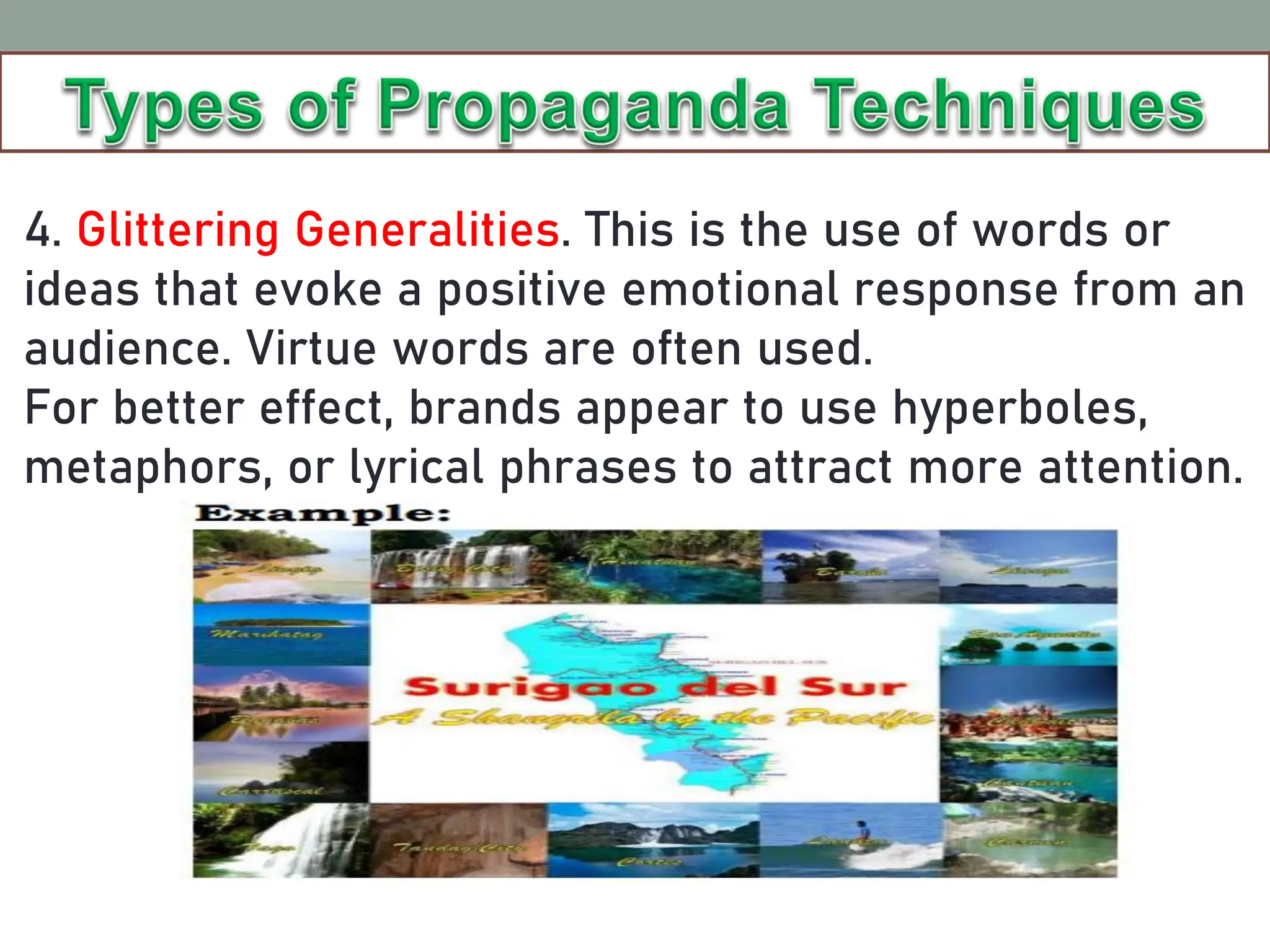 Lesson 2 - Types of Propaganda for Grade 8 | PDF