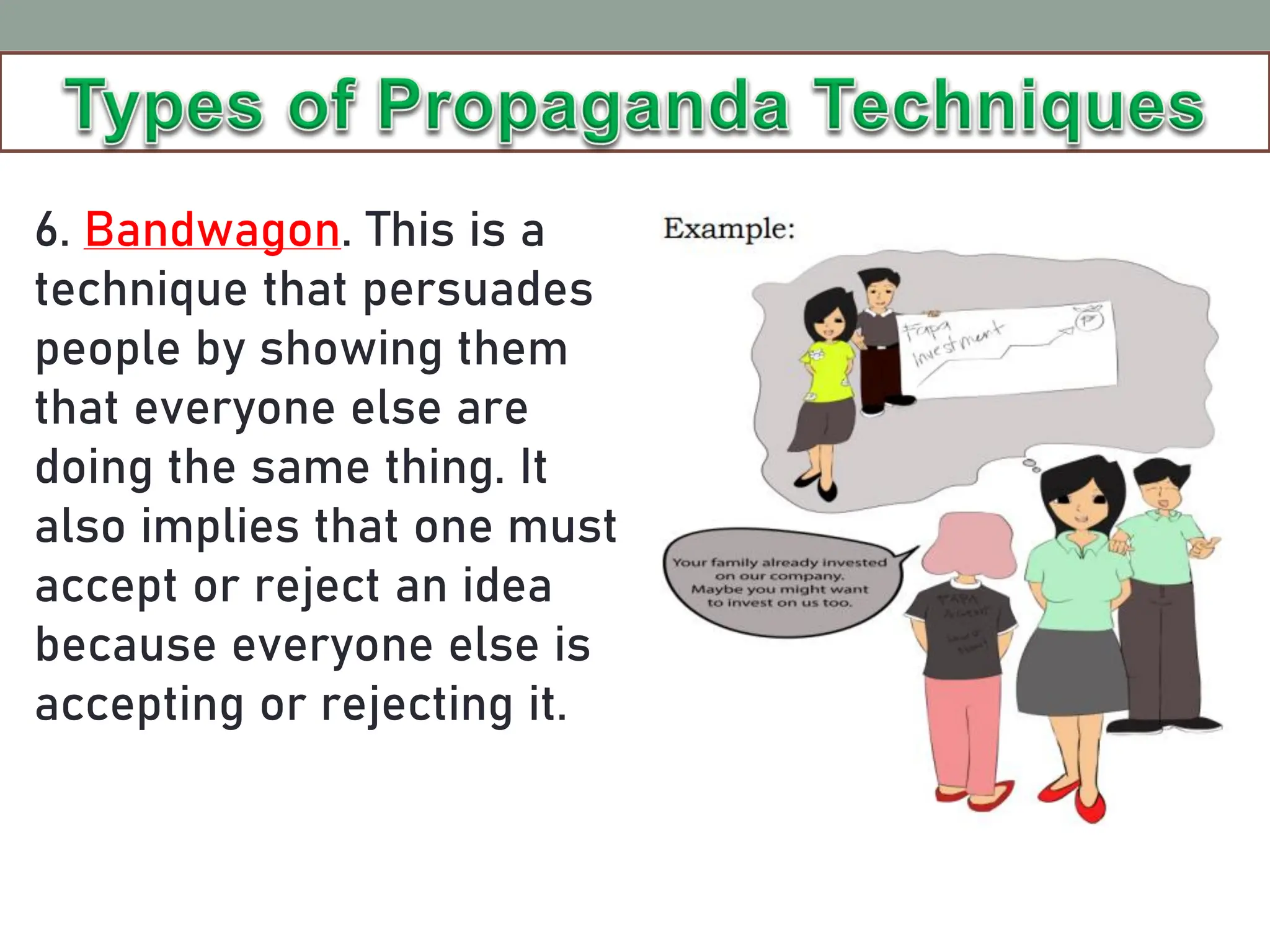 Lesson 2 - Types of Propaganda for Grade 8 | PDF
