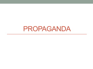 Lesson 2 - Types of Propaganda for Grade 8 | PDF
