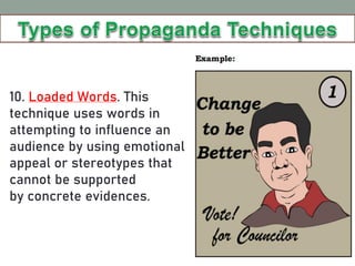 Lesson 2 - Types of Propaganda for Grade 8 | PDF