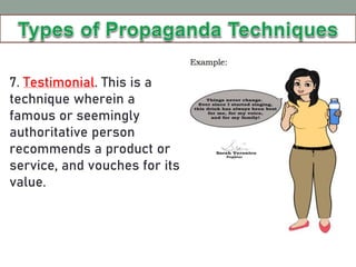 Lesson 2 - Types of Propaganda for Grade 8 | PDF