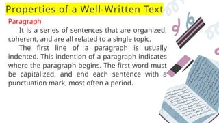 LESSON 2 - PROPERTIES OF A WELL-WRITTEN TEXT.pptx
