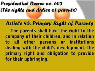 Lesson 2 responsible parenthood for student | PPT