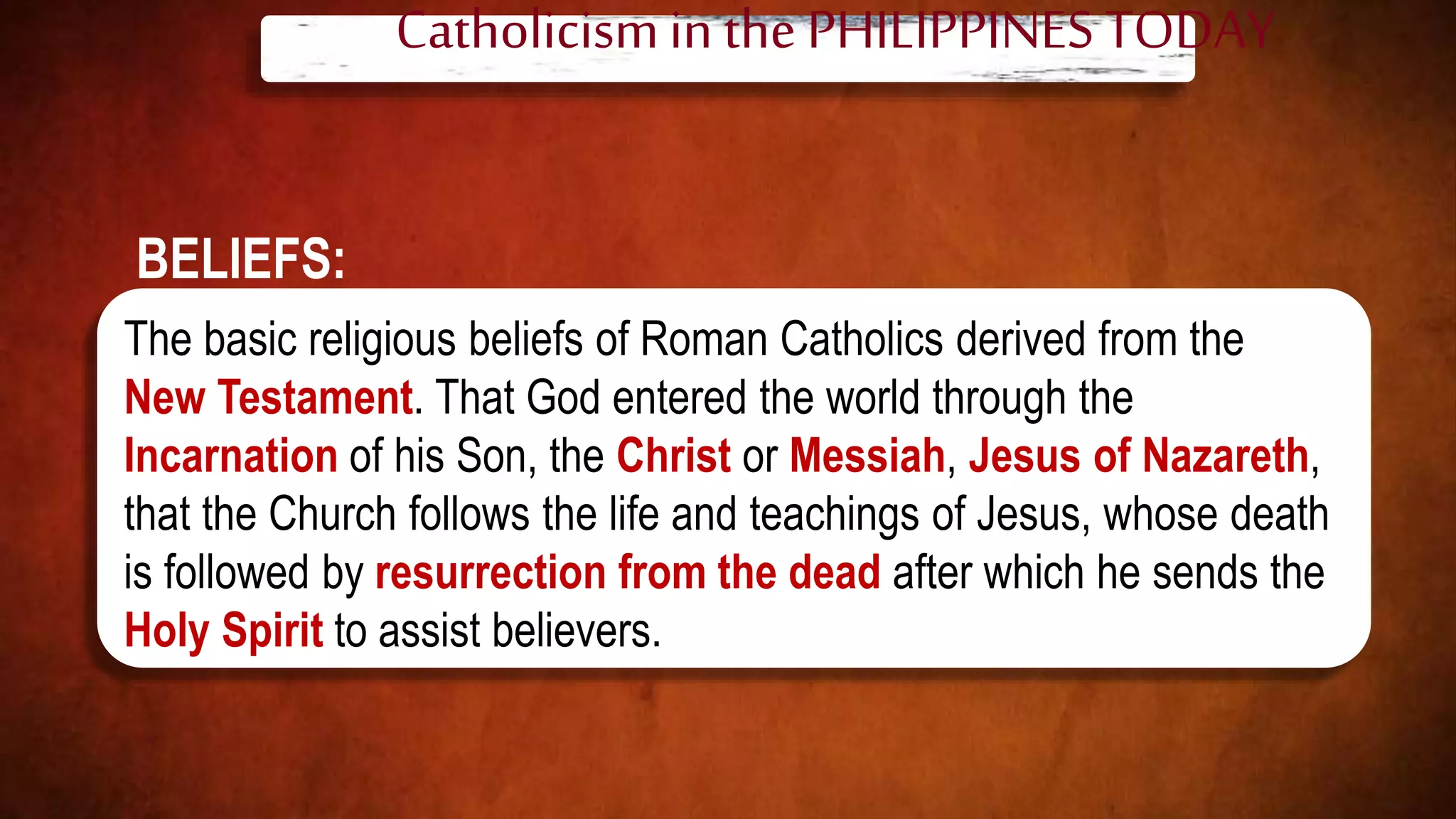 Roman Catholicism in the Philippines | PPTX