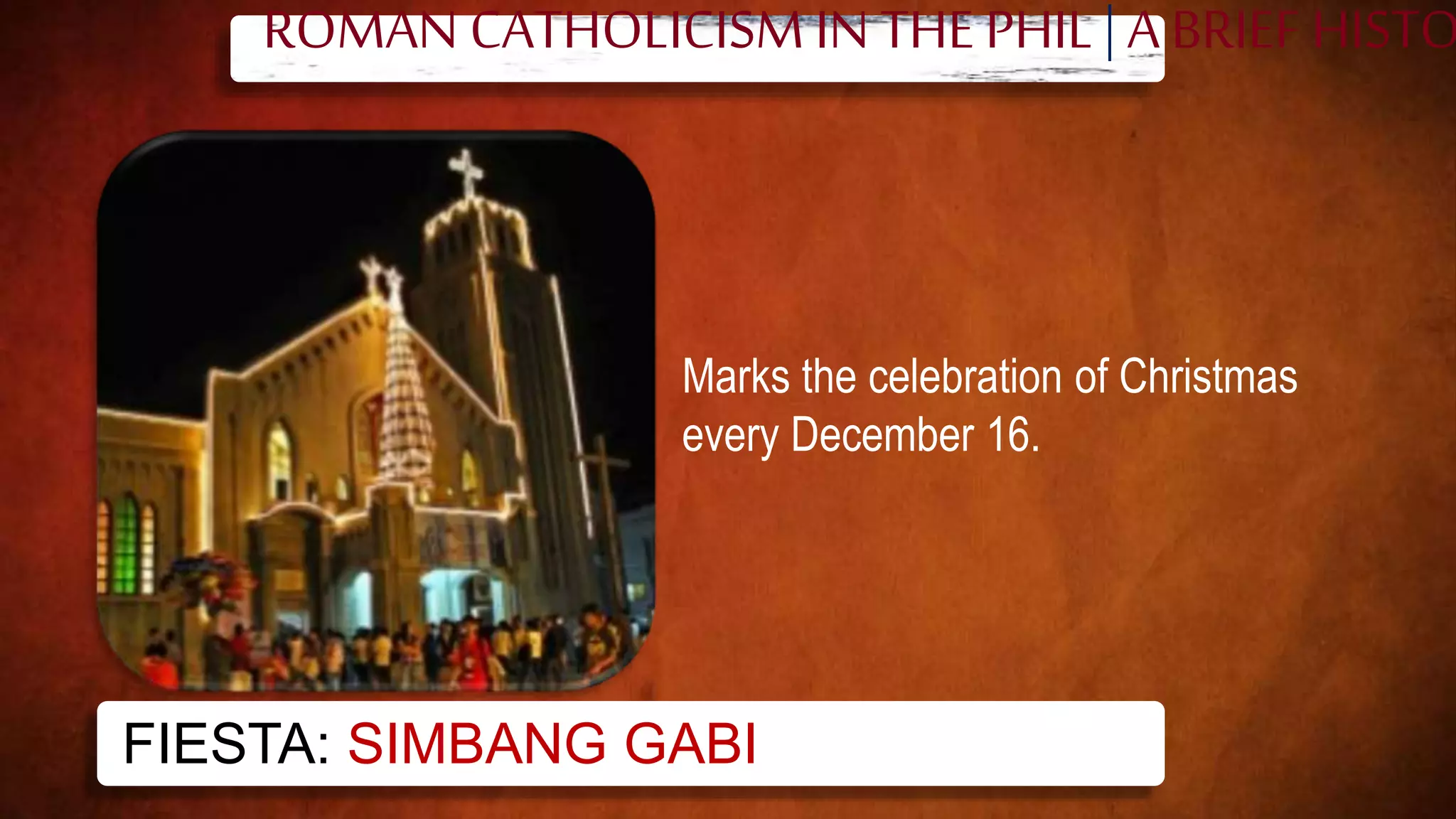 Roman Catholicism in the Philippines | PPTX