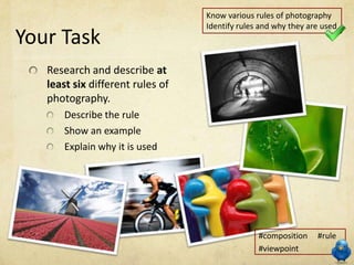 Lesson 2 - Rules of Photography | PPT