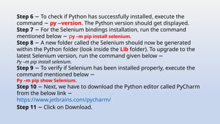 Lesson2-Selenium installation 2-6-25.pptx