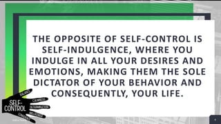 Lesson 2 self-control and patience | PPTX