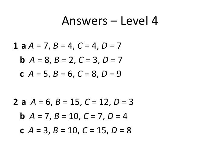 Lesson 2 solving more complex algebra problems