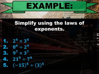 Solving powers with the same exponent | PPT