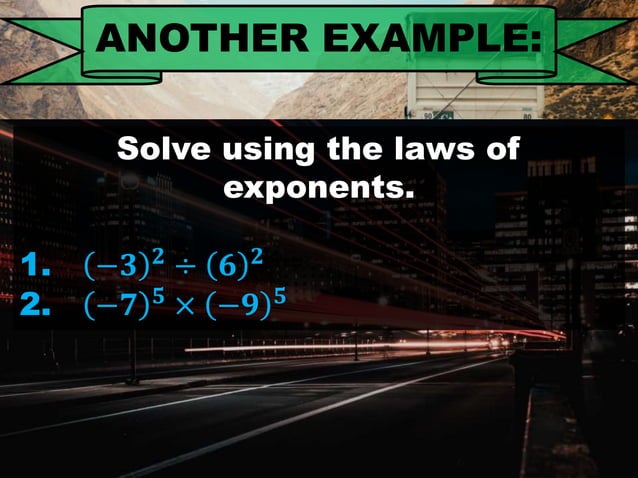 Solving powers with the same exponent | PPT