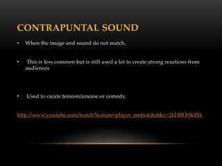 Soundtrack theory | PPTX | Audio Production | Content Production