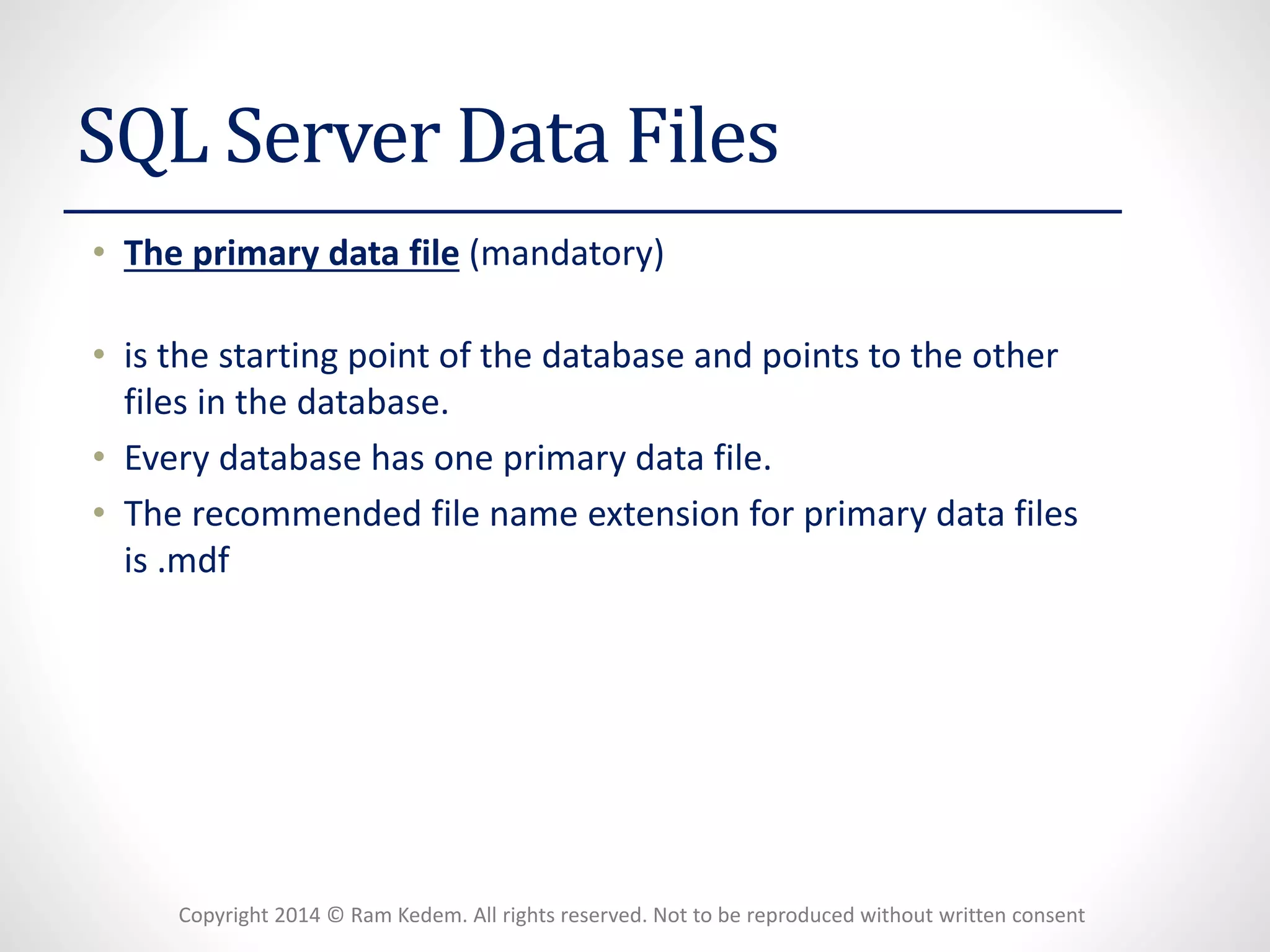 Managing and Configuring Databases | PDF
