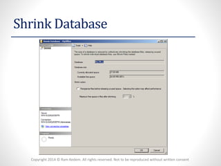 Managing and Configuring Databases | PDF