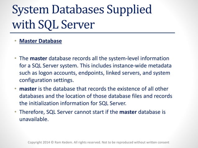 Managing and Configuring Databases | PDF