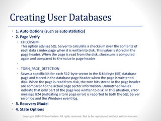 Managing and Configuring Databases | PDF