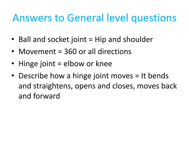 Lesson 2 tendons, ligaments, cartilage and joints | PPTX