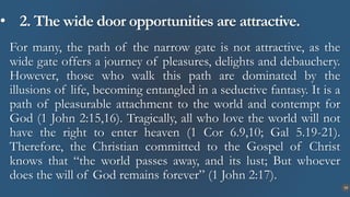 Lesson 2 - The Choice between the Narrow Gate and the Wide Gate.pptx