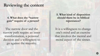 Lesson 2 - The Choice between the Narrow Gate and the Wide Gate.pptx