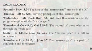 Lesson 2 - The Choice between the Narrow Gate and the Wide Gate.pptx