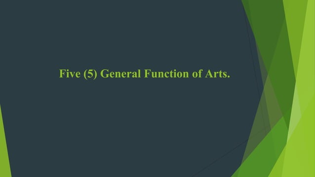 Lesson 2 - The Function of Arts and.pptx