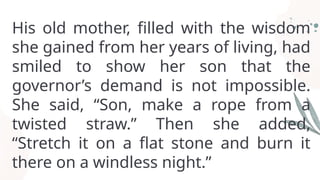 Lesson 2 - The Story of the Aged Mother.pptx