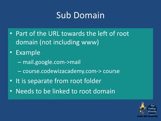 TLD, Sub Domain | PPTX