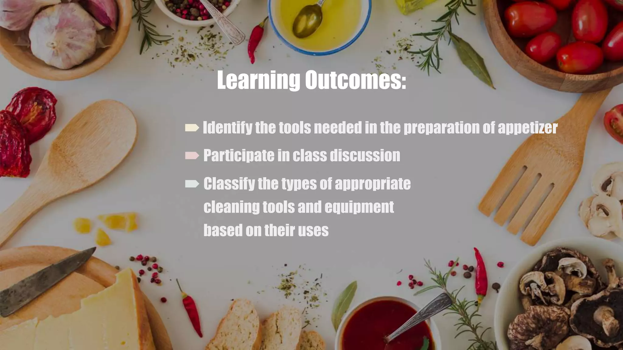 Cookery 9 Lesson 2: Tools and Equipment Needed in the Preparation of ...