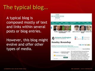Lesson 2: Types Of Blogs | PPT | Digital Audio | Computer Software and ...