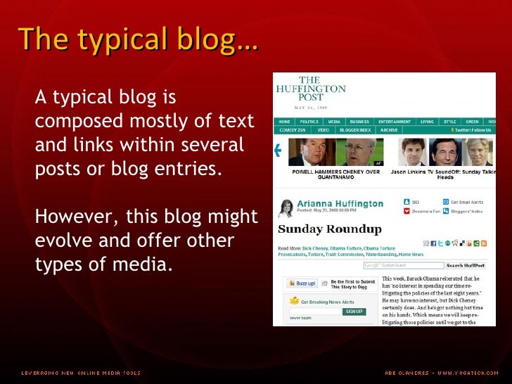 Lesson 2: Types Of Blogs