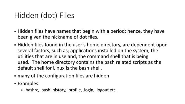 Lesson 2 Understanding Linux File System | PPT Lesson 2 Understanding Linux File System | PPT