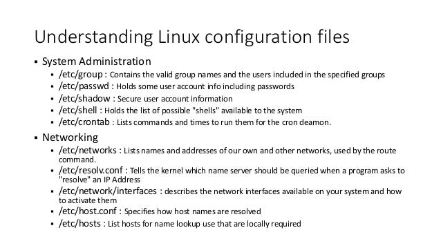 Lesson 2 Understanding Linux File System