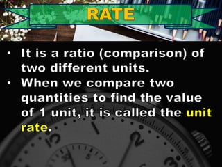 Unit rate | PPT