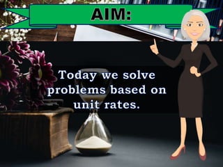 Unit rate | PPT