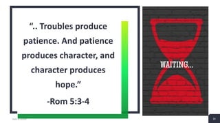 Values Education - Lesson 2 : Self- Control and Patience | PPTX