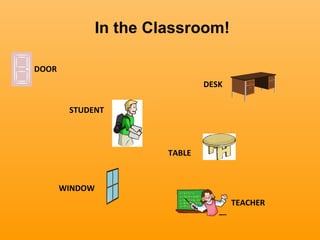 Lesson 2 vocabulary: Classroom objects and numbers from 1 to 12 | PPT ...