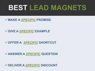 What is lead magnet - Conversion Rate Optimization | PPTX
