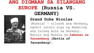 LESSON 2- World War 1.. Unang Digmaang Pandaigdig.. | PPTX