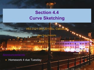 Lesson 21: Curve Sketching | PDF