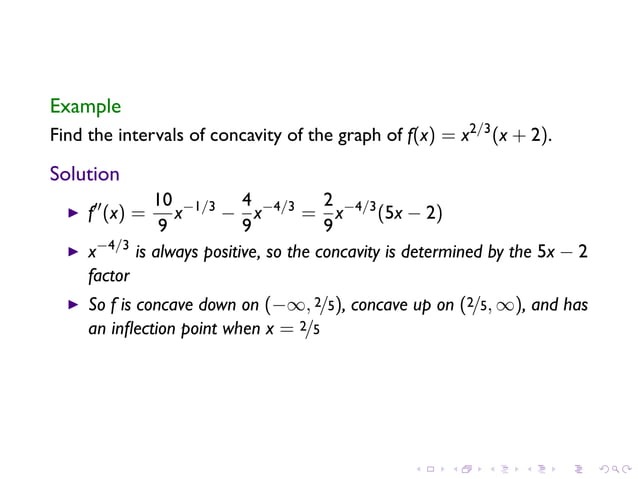 Lesson 20: Derivatives and the Shapes of Curves | PDF