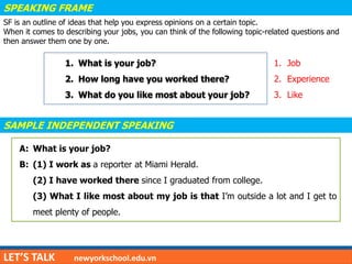Lesson 20 jobs | PPT