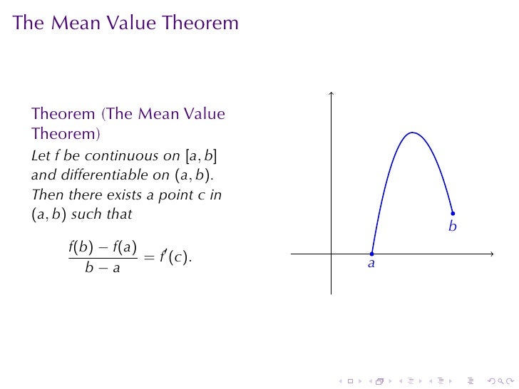 Lesson 20: The Mean Value Theorem