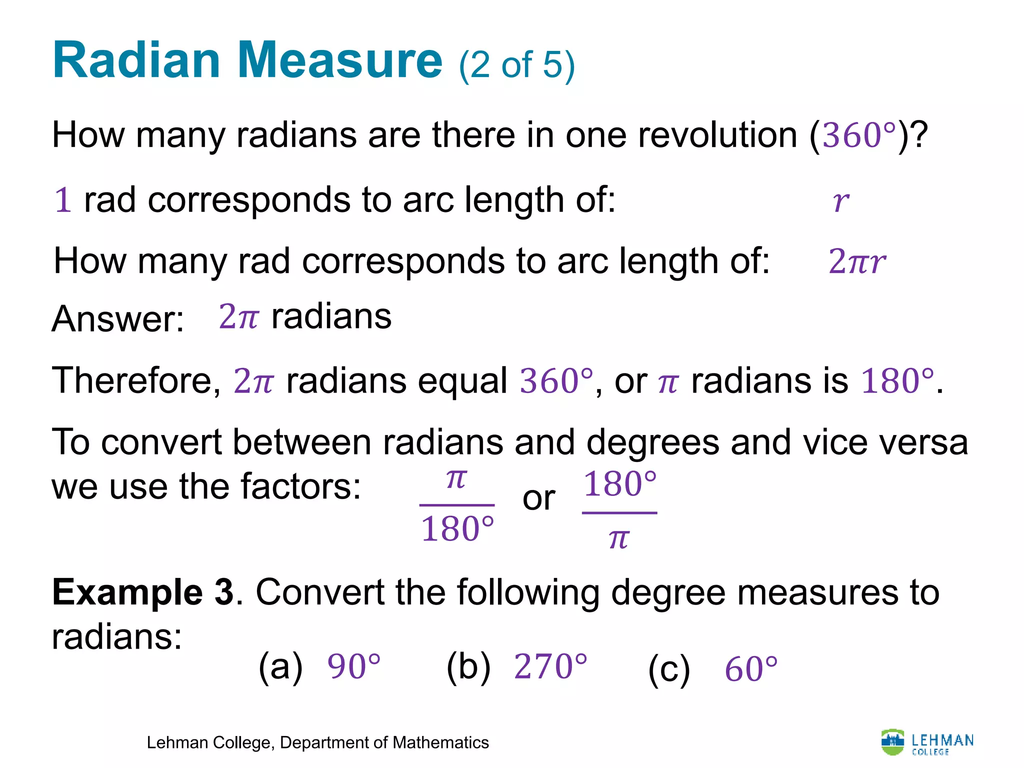 Lesson 20: Trigonometric Functions of Any Angle Part 1 | PPTX