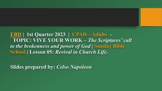 Lesson 5 Revival in Church Life.pptx