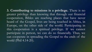 Lesson 6 – Praying, Contributing and Doing Missions.pptx