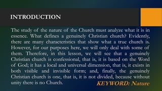 Lesson 3 - The Nature of the Church.pptx